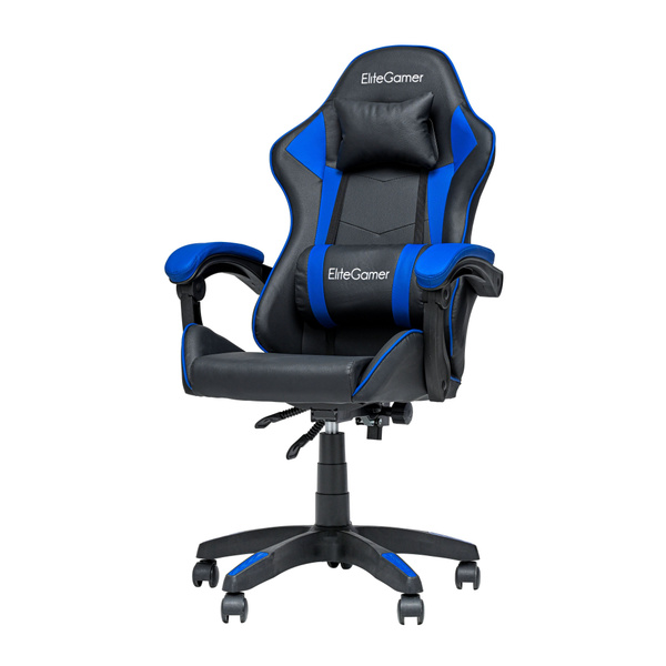 Кресло компьютерное игровое на колесиках EliteGamer купить на OZON по ...