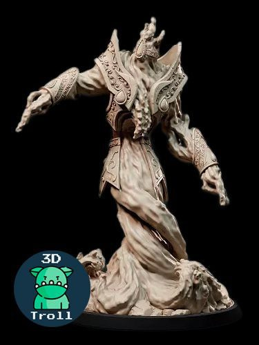 Характеристики Миниатюра ДНД (DnD, Pathfinder) Water Elemental / Водный ...