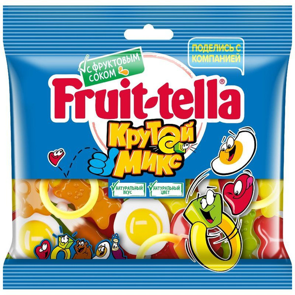 Мармелад Fruittella Крутой микс жевательный, 150г купить на OZON по низкой цене (1778881021)