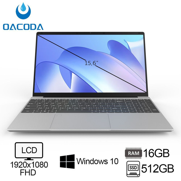 Ноутбук N5095A Intel Celeron N5095 16 ГБ 16 ГБ, хром, серебристый ...