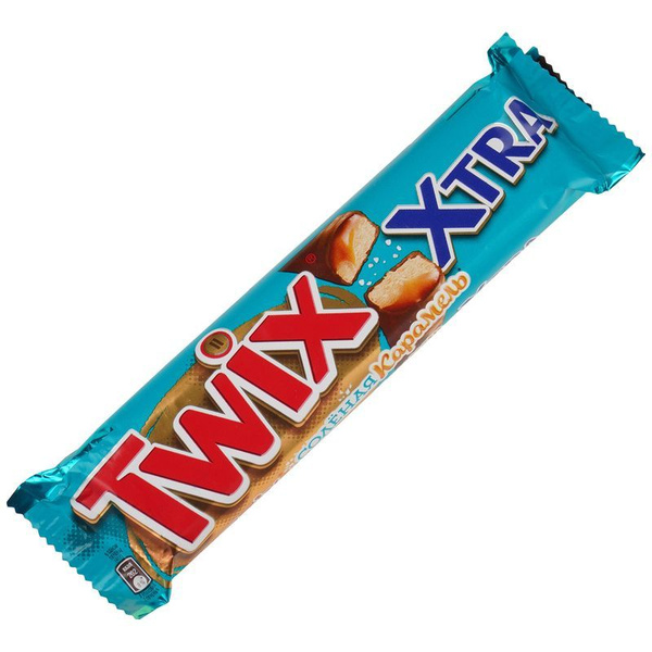 Батончик шоколадный Twix Xtra Солёная карамель, 82г купить на OZON по низкой цене (1778881324)