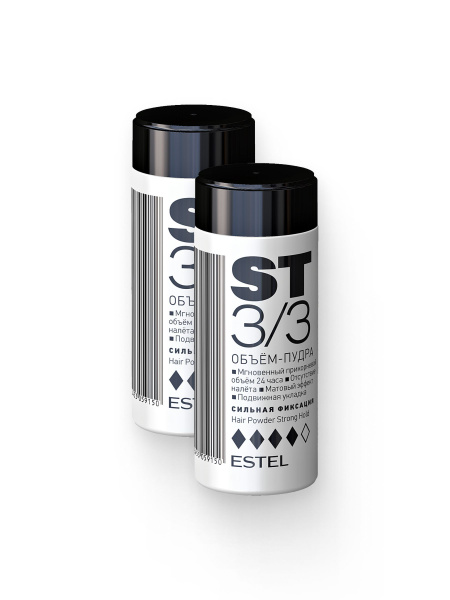 ESTEL Пудра для волос для объема и стайлинга ST3/3 Сильная фиксация, набор 2 шт купить на OZON ...
