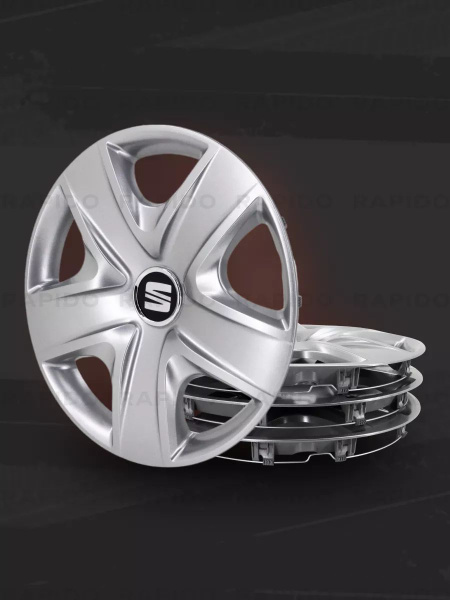 Колпаки R17 Seat, гибкие, прочные, комплект 4 штуки купить c доставкой ...