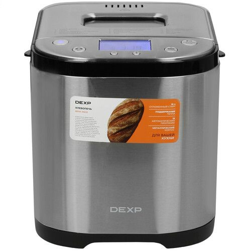 DEXP Хлебопечка Хлебопечь/20 программ/для дома/кухни/черная/из теплоизолированного пластика ...