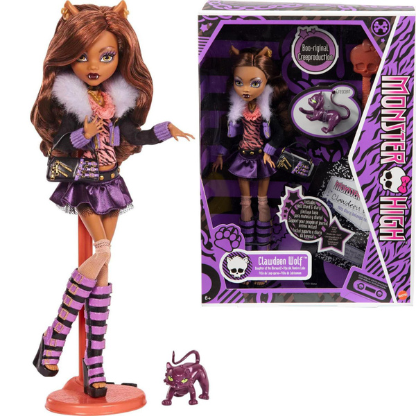 Кукла Monster High Когтистый волк, G1 Booriginal Creeproduction, Clawdeen Wolf купить на OZON по ...