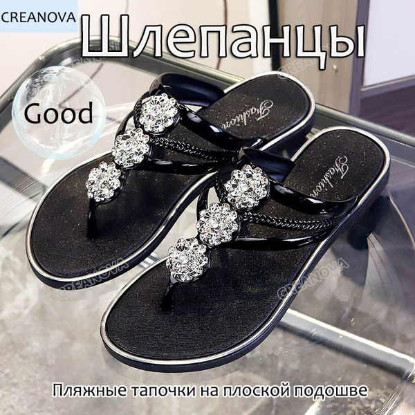 Шлепанцы Женский CREANOVA, размер 38 Breathable Платформа Без застёжки Китай Лето купить c ...