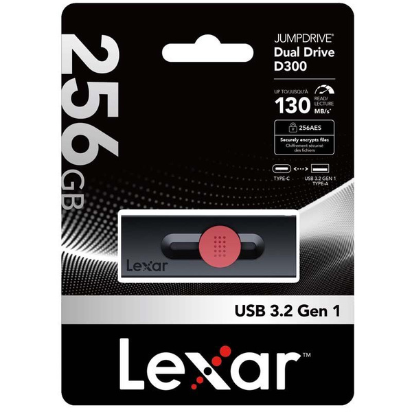 USB-флеш-накопитель Lexar накопитель JumpDrive D300 USB3.2 128ГБ ...
