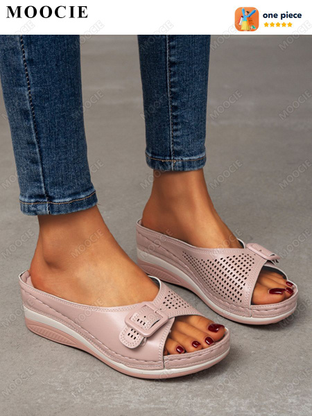 Пантолеты Женский MOOCIE, размер 42 Искусственная кожа Без застёжки Лето купить c доставкой на ...