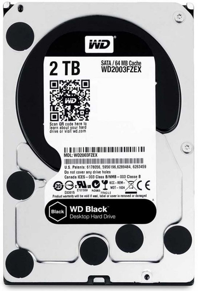 Жесткий Диск Western Digital WD2003FZEX 2Tb SATAIII 3.5" HDD HDD 2 ТБ ...