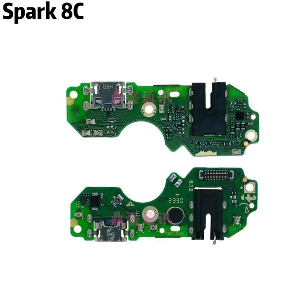 Плата нижняя для Tecno Spark 8c Kg5n шлейф Tecno Spark Go 2022 Kg5m на системный разъем