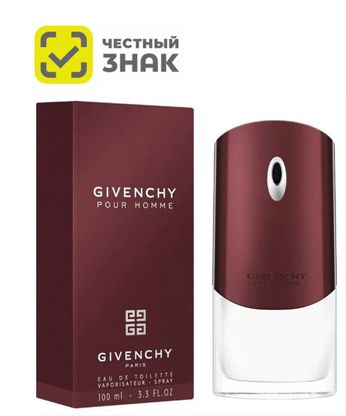 Givenchy Туалетная вода Pour Homme 100 мл купить на OZON по низкой цене (1812680279)