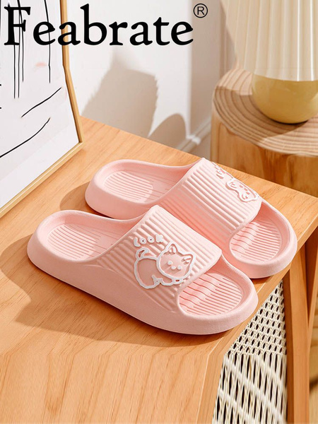 Шлепанцы Женский Feabrate, размер 36, 37 EVA Мягкая стелька, Легкая модель Без застёжки ...