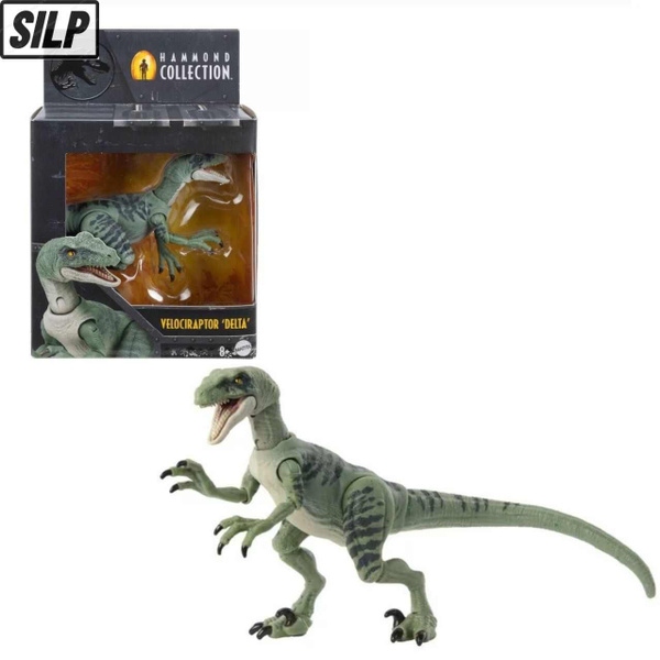 игрушки mattel фигурки Jurassic World Hammond Collection Velociraptor ...