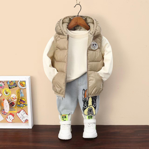 Жилет Мальчики, Девочки THANHDAT бежевый, размер 92, 98 купить c доставкой на OZON по низкой ...