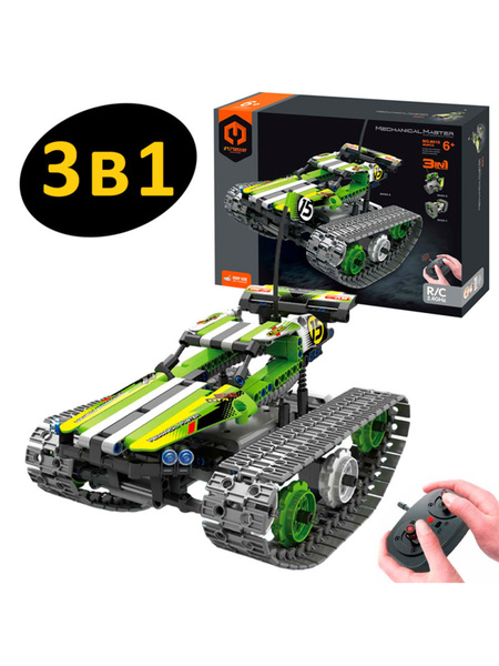 Конструктор iM.Master 3 в 1 "Гусеничный вездеход на р/у", 353 детали / Зеленый купить на OZON по ...