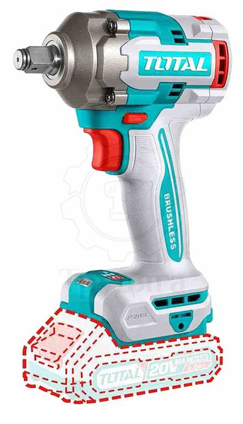 Гайковерт аккумуляторный Total TIWLI20401, без аккумулятора и з/у ...