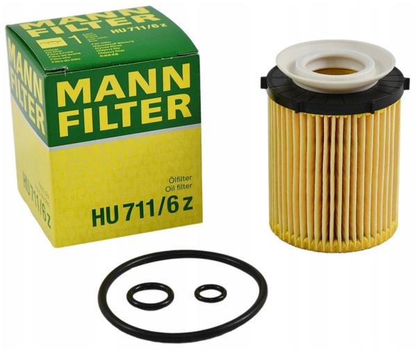 MANN FILTER Фильтр масляный арт. HU711/6z, 1 шт. купить на OZON по низкой цене (1851784239)