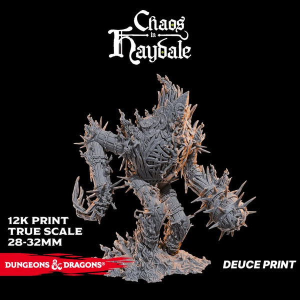 Миниатюра ДнД / DnD / Dungeons & Dragons Плетеный Голем, Монстр Chaos ...