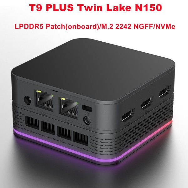 Мини-ПК T9 PLUS Twin Lake N150 мини ПК (Intel N150, RAM 16 ГБ, Intel Graphics, Windows 11 Pro ...