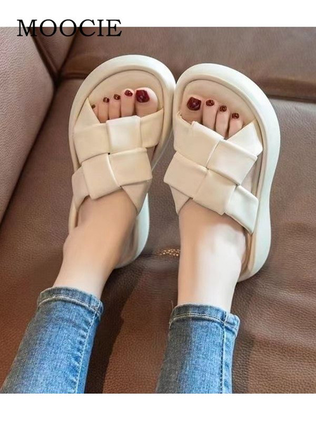 Шлепанцы Женский MOOCIE, размер 37 EVA Низкая модель Без застёжки Китай Бахрома Лето купить c ...