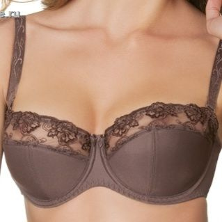 Бюстгальтер Женский Milavitsa балконет, размер 70E пепельно-коричневый Беларусь Крючки со ...