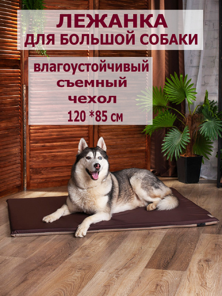 Лежанка для собак крупных пород , для больших собак , съемный чехол ...