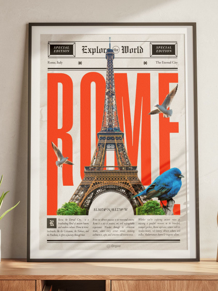 Постер Orgee Арт купить c доставкой на OZON по низкой цене (1857083367)