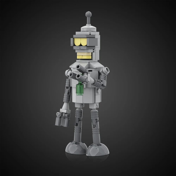 MOC Futurama Bender Модель робота Строительные блоки купить на OZON по ...