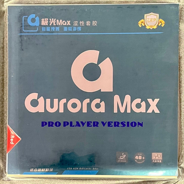 Накладка для настольного тенниса 729 AURORA MAX (черный / SOFT / 2.1) купить на OZON по низкой ...