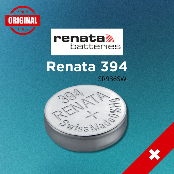 Батарейка Renata 394 для часов (SR936SW) купить на OZON по низкой цене ...