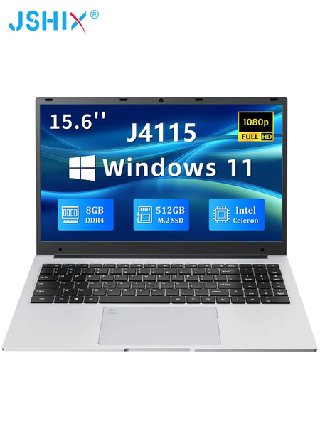 Ноутбук JSHIX X133P-J4115-8G Intel Celeron J4115 8 ГБ 8 ГБ, серебристый ...