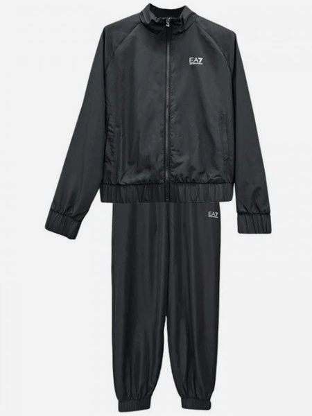 Комплект одежды Женский EA7 Повседневный черный, размер 42, 44 Полиэстер Китай На любой сезон ...