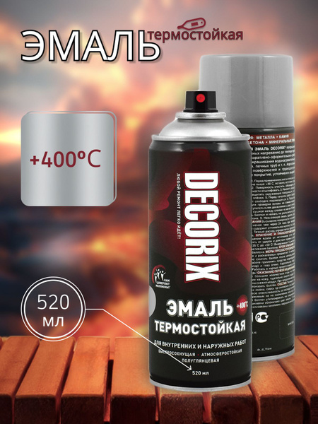 Краска автомобильная термостойкая +400 АЛЮМИНИЙ DECORIX купить на OZON по низкой цене (1291117685)