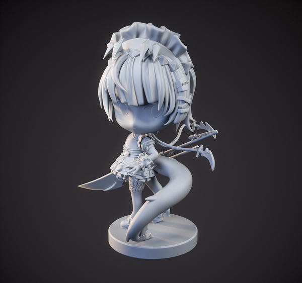 Фигурка Эллен Джо Chibi (Ellen Joe Chibi) из игры Zenless Zone Zero ...