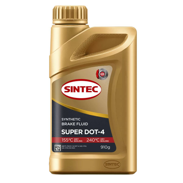 Тормозная жидкость Sintec Super DOT-4 910мл (800737) купить на OZON по низкой цене (2025512256)