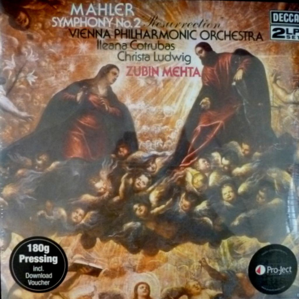 Виниловая пластинка Gustav Mahler Symphony No. 2 In C Minor 'Resurrection' (Vienna Philharmonic ...