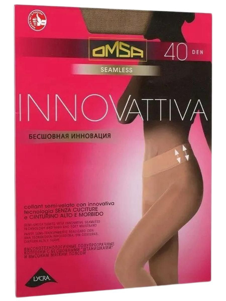 Колготки Женский Omsa, размер 2 бежевый Полиамид, Эластан 40 ден, рост 160-170 Сербия На любой ...