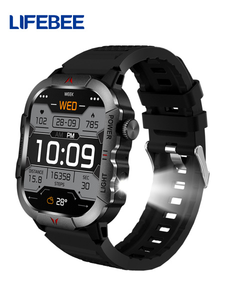 LifeBee Умные часы B02, черный купить на OZON по низкой цене (2032264510)