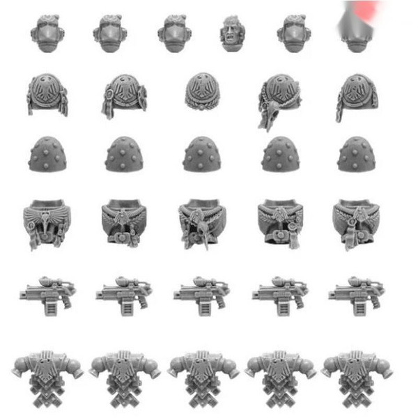 Raven Guard Space Marines Upgrade Pack / Вархаммер 40к смола ...