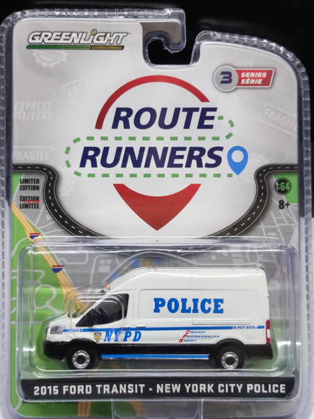 Машинка GreenLight 1/64 2015 Ford Transit Van - NYPD New York City ...