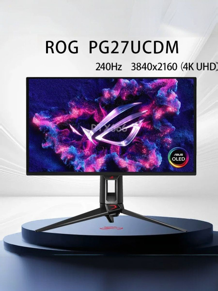 ASUS 26.5" Монитор (RTX666) ROG Swift OLED PG27UCDM,4K,240HZ,QD-OLED ...