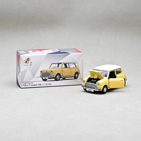 Машинка модель Tiny 1/50 Mini Cooper MK 1 1215C Limited Alloy Car Model купить на OZON по низкой ...