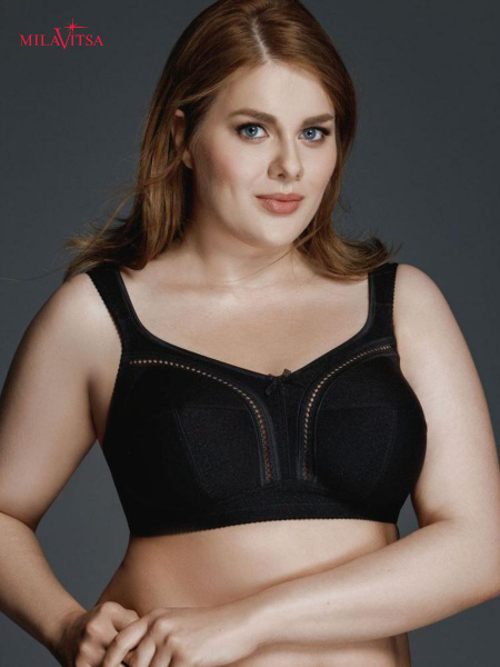 Бюстгальтер Женский Milavitsa высокая закрытая чашка, мягкая чашка без каркаса, размер 80C ...