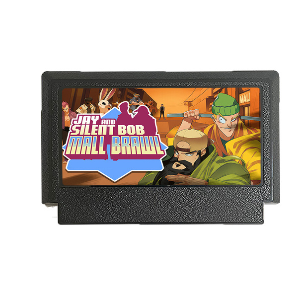 Jay and Silent Bob Mall Brawl - Игра 8-битный картридж Famicom - игровой картридж NES (8 bit ...