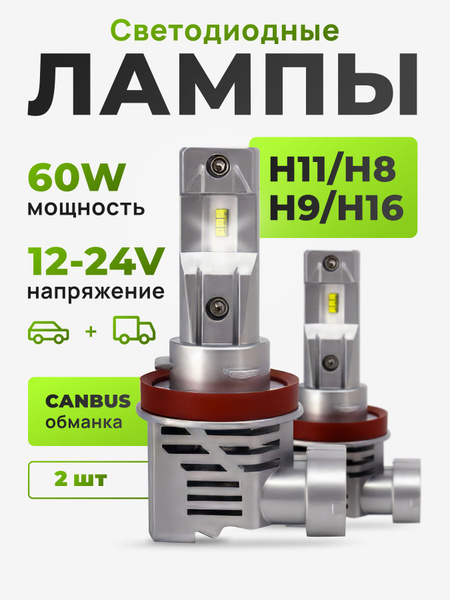 Лампа автомобильная Autoled-opt 12 В, 24 В, 2 шт. LED T1 купить c доставкой на OZON по низкой ...