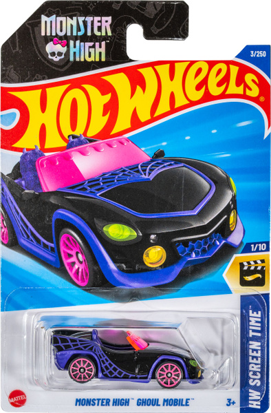 Машинка Hot Wheels Monster High Ghoul Mobile купить на OZON по низкой ...