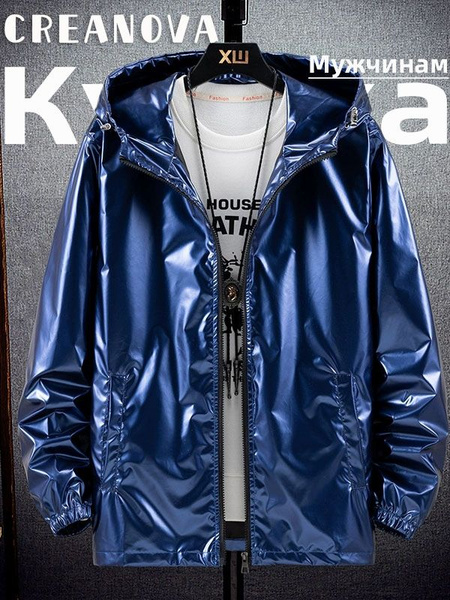 Куртка Мужской CREANOVA синий Полиэфирное волокно, размер 58 На любой сезон Полиэстер Китай ...