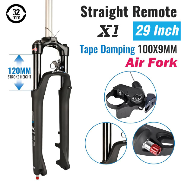 SR SUNTOUR X1 XCR Вилка для горного велосипеда с подвеской, ход 120 мм, QR 100x9 или BOOST ...
