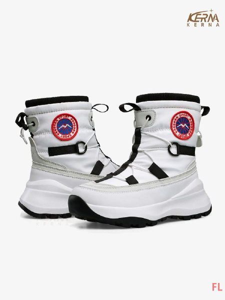 Сапоги Мужской, Женский KERNA, размер 40 белый Зима R (средняя) Платформа Китай Вышивка Молния ...