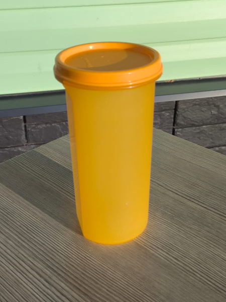 TUPPERWARE Компактус круглый объемом 650 мл оранжевого цвета купить на OZON по низкой цене ...